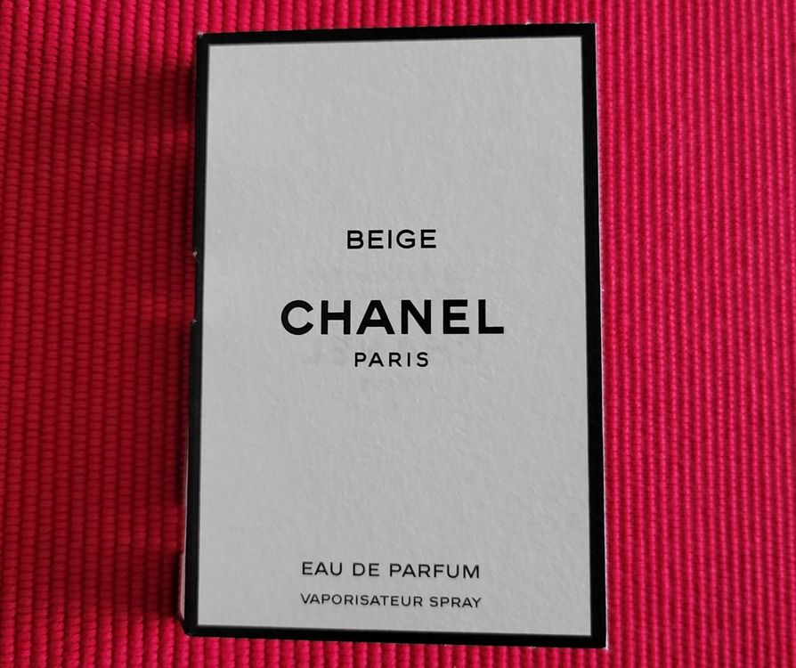Les Exclusifs de Chanel Beige 1,5ml Ed Parfum Probe Muster (Neu (gemäss ...