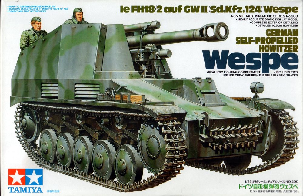 1/35 Sd.Kfz.124 Wespe Tamiya 35200 avec accessoires (Neu und originalverpackt) in Sion für CHF ...