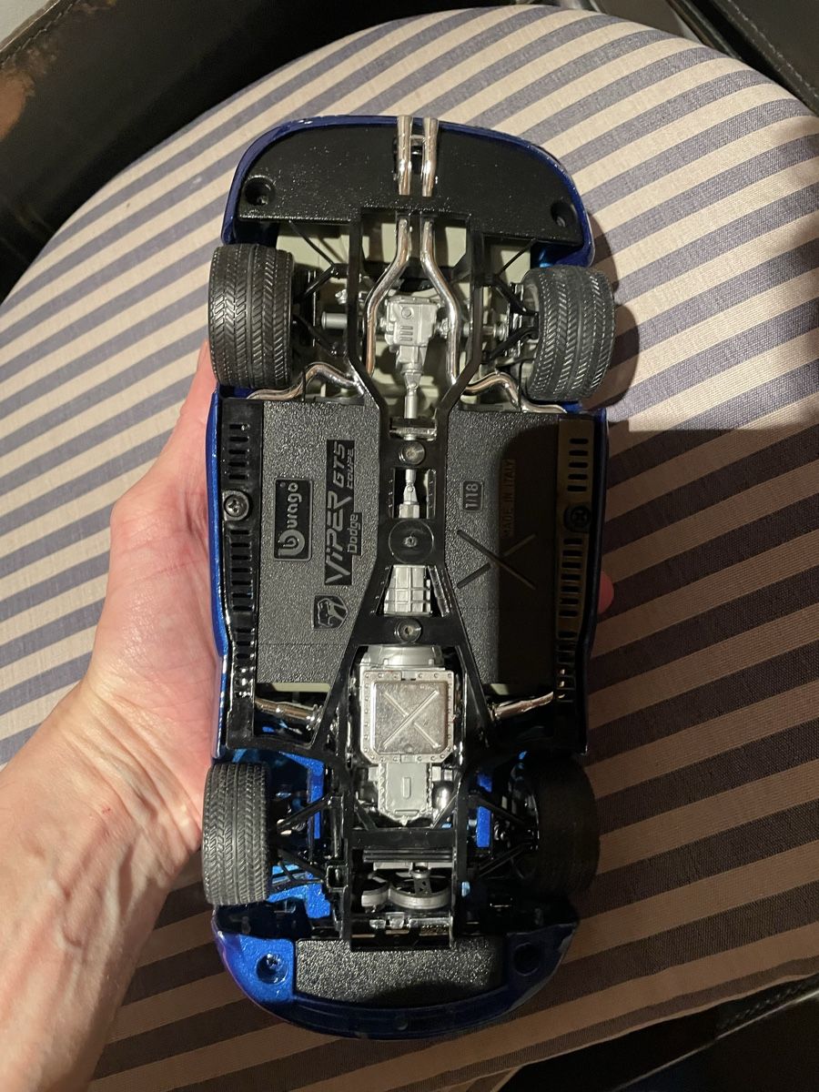 Dodge Viper GTS Coupe, blau-weiss, Massstab 1:18, Top! (Gebraucht) in ...