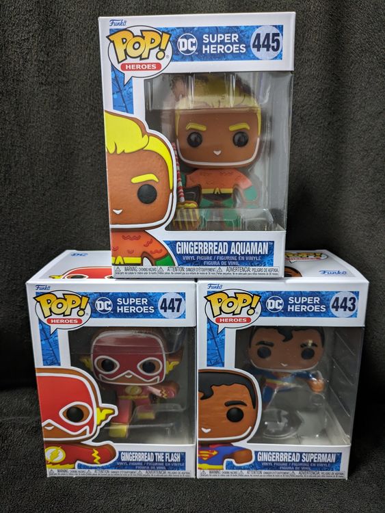 Funko Pop! DC - Gingerbread Sammlung - 3 Pops | Kaufen auf Ricardo