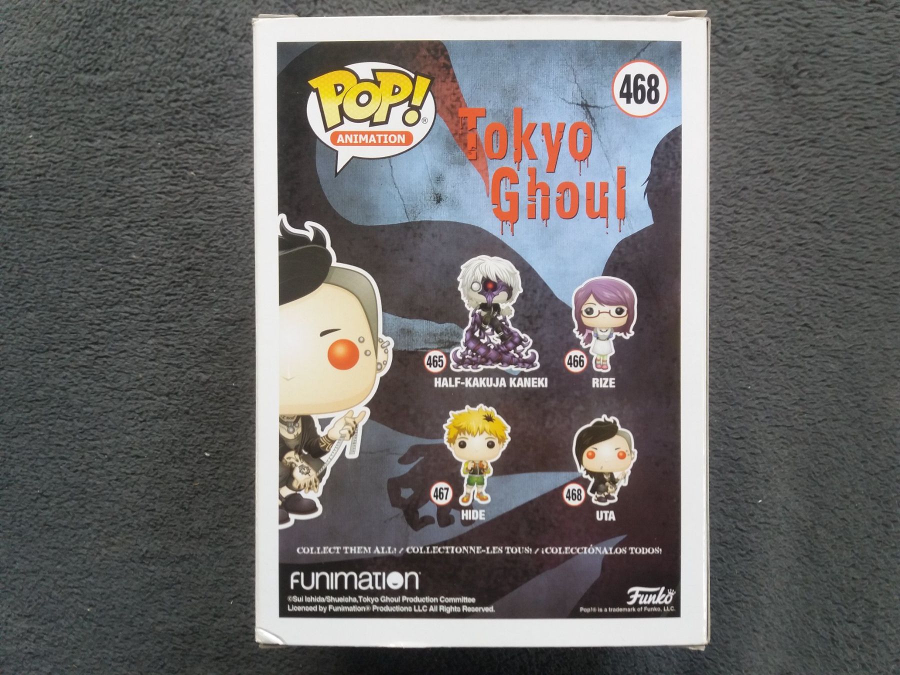 Funko Pop Animation Tokyo Ghoul Uta N° 468, Neuf ! 🔥💯 (Neuf avec ...