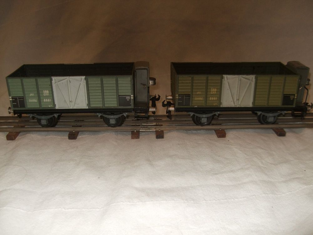 2 Buco Hochbord Blech 8661Güterwagen / No Märklin (Gebraucht) in ...