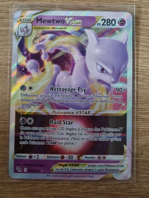 Mewtwo VSTAR 031/078 FR (Gebraucht) in Massongex für CHF 5 – mit Lieferung auf Ricardo kaufen