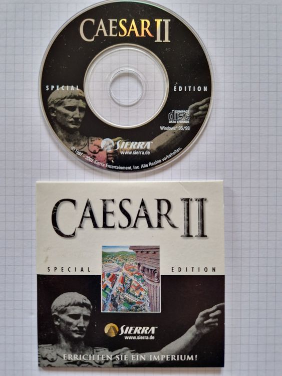 Sierra PC Game Caesar II auf Mini CD (Gebraucht) in Lyss für CHF 4.5 ...