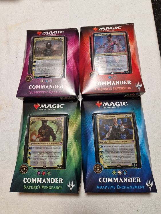 MTG 2018 Commander Decks - OVP (Neu und originalverpackt) in Fiesch für ...