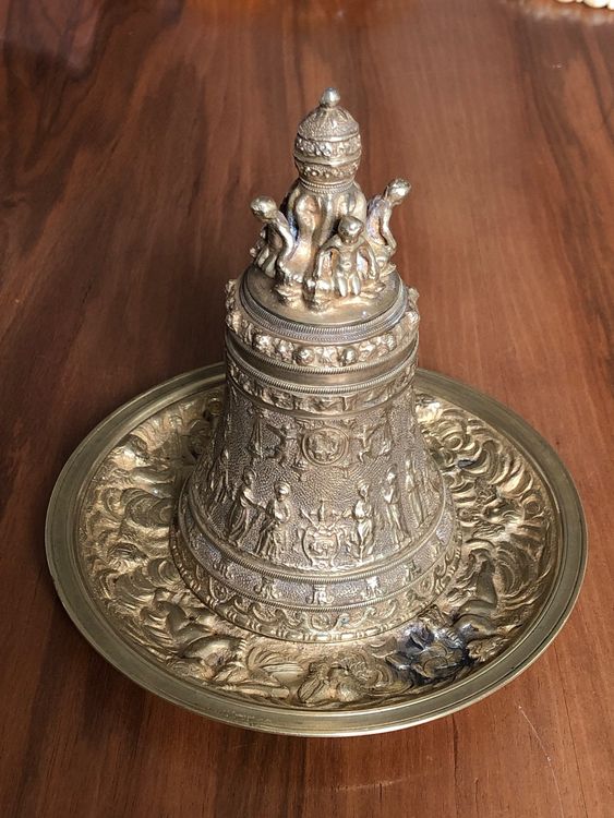 Cloche rituelle en bronze avec motifs orientaux | Kaufen auf Ricardo