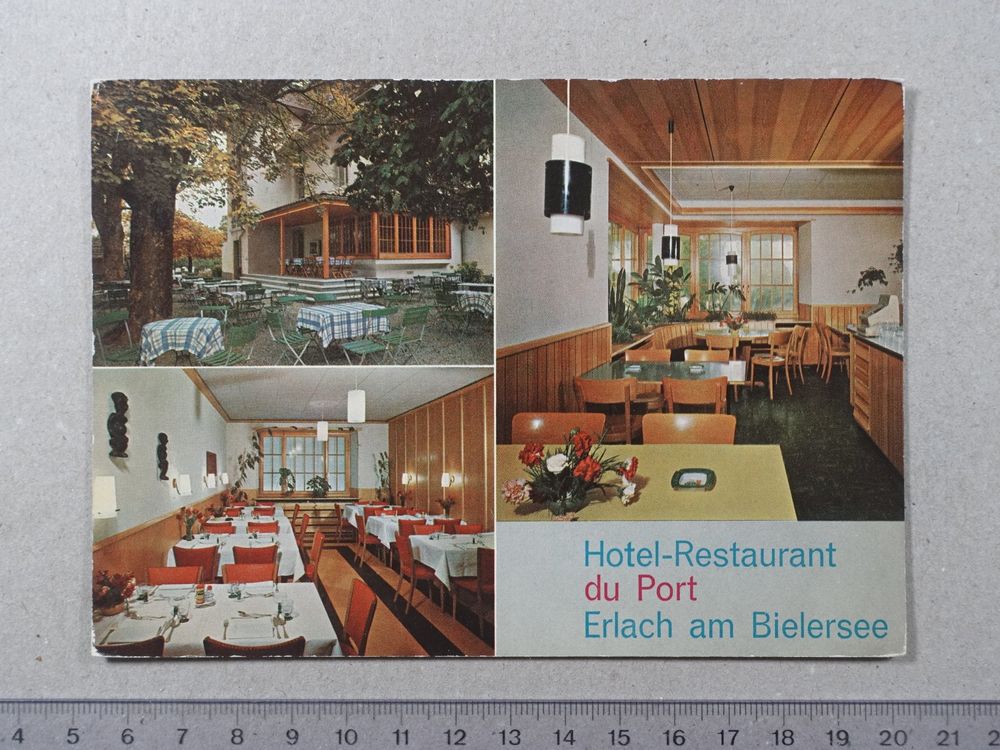 Erlach, Bielersee, Hotel Restaurant du Port, 1966 (Gebraucht) in Lenzburg für CHF 4 – mit ...