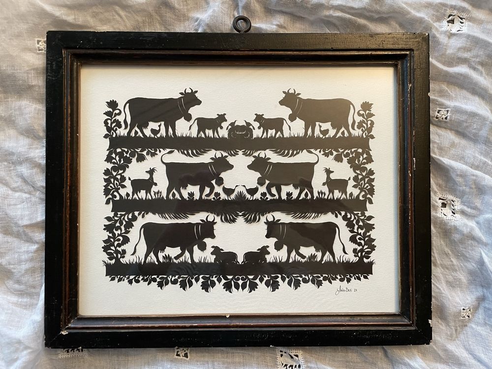 Scherenschnitt von Anita Buri (Neu (gemäss Beschreibung)) in Konolfingen für CHF 150 – mit ...