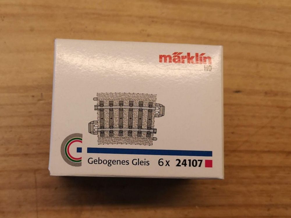 Märklin H0 gebogenes Gleis 6x 24107 (Neu (gemäss Beschreibung)) in Hittnau für CHF 5 – mit ...