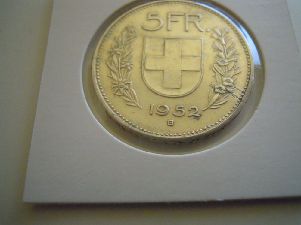 5 Fr. 1952 (Gebraucht) in Kriegstetten für CHF 24.1 – mit Lieferung auf Ricardo kaufen