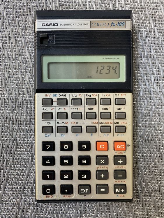 CASIO scientific calculator college fx-100 (Gebraucht) in Winterthur ...