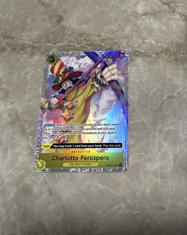 Charlotte Perospero English One Piece OP03-113 | Kaufen auf Ricardo