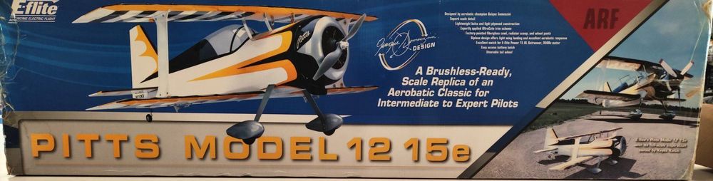 E-flite Pitts 12 15e ARF Kit, 1015mm (Neu (gemäss Beschreibung)) in ...
