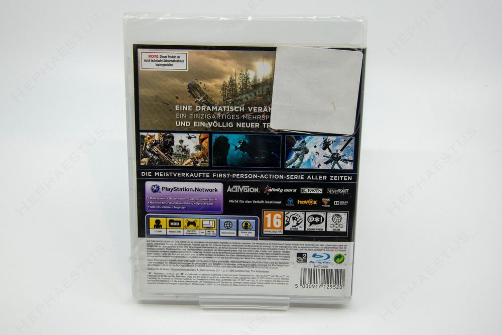 Call of Duty: Ghosts PS3 NEU&OVP (sealed) (Neu und originalverpackt) in ...