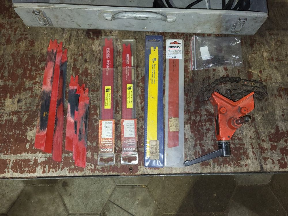 RIDGID 550-1 Säbelsäge mit Kettenrohrhalter (Gebraucht) in Egg SZ für ...