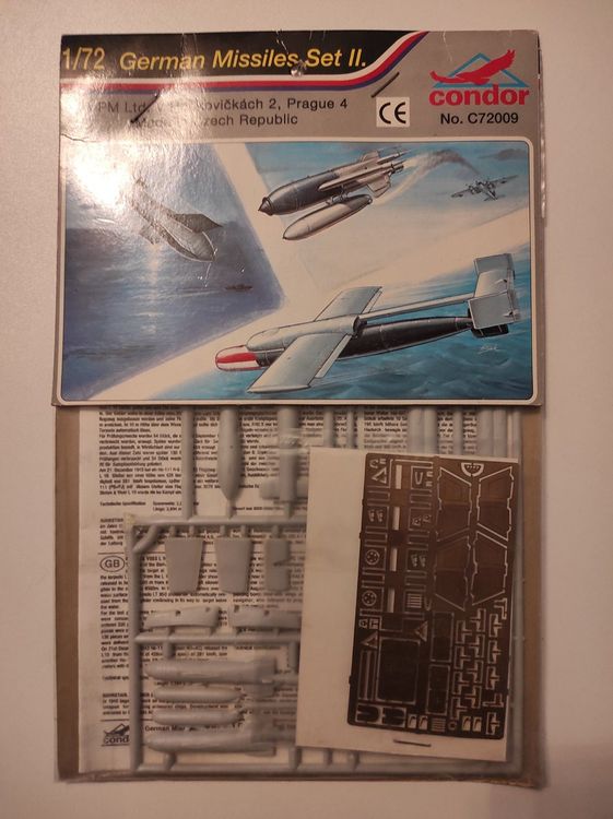 German Missiles Set II, Teile mit Fotoätzung, 1:72, Condor | Kaufen auf ...