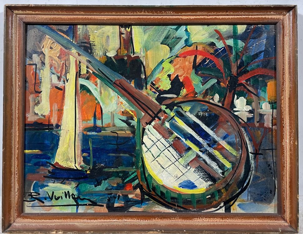 Interessantes Top Gemälde unleserlich Signiert | Kaufen auf Ricardo