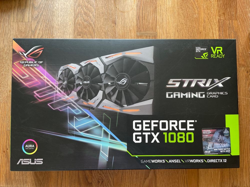 ASUS GeForce GTX 1080 STRIX O8G GAMING (Gebraucht) in für CHF 132 – mit ...