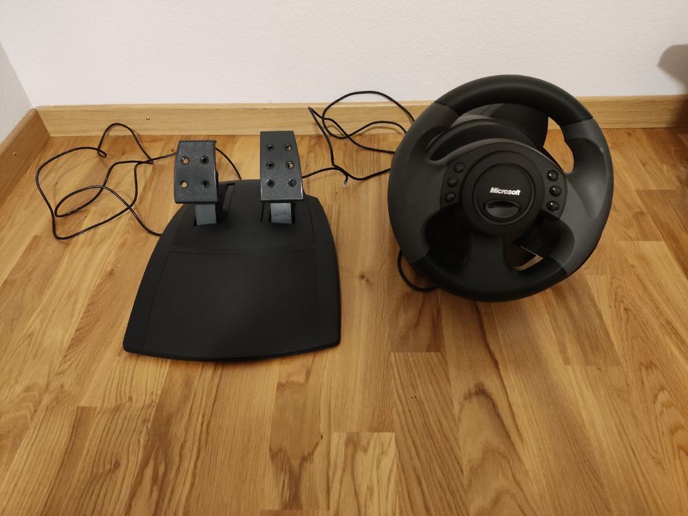Microsoft Sidewinder Force Feedback Wheel (Neu (gemäss Beschreibung ...