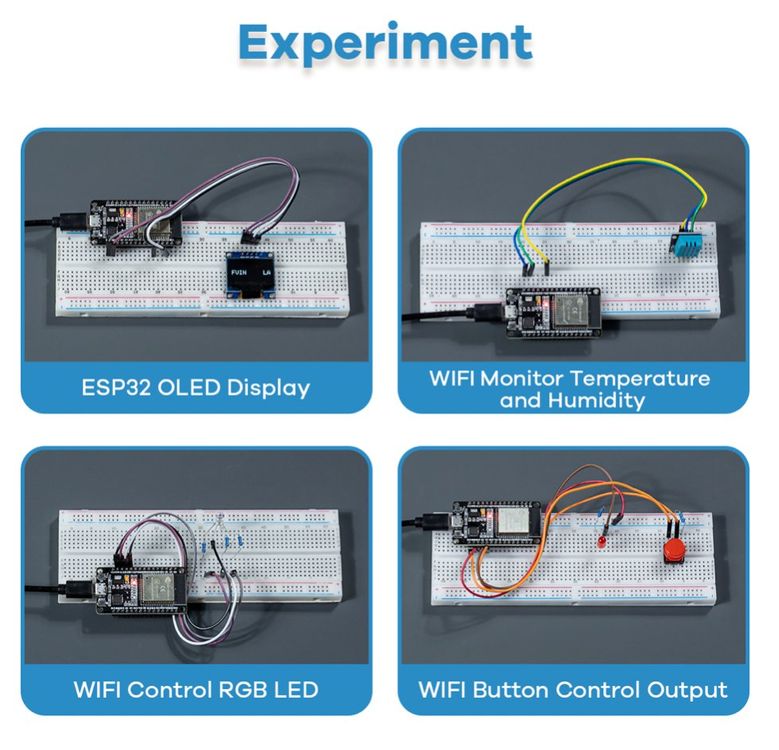 Starter Kit für ESP32 ESP-32S WIFI Entwicklung Board (Neu und originalverpackt) in liestal für ...
