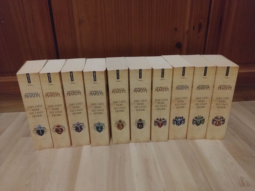 Das Lied von Eis und Feuer – 10 Bücher (Game of Thrones) (Gebraucht) in ...