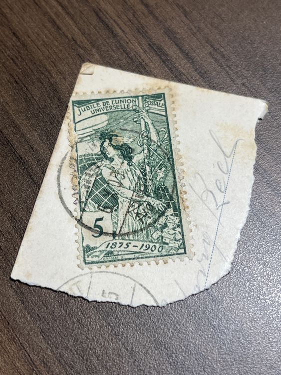 UPU auf Briefausschnitt | Kaufen auf Ricardo