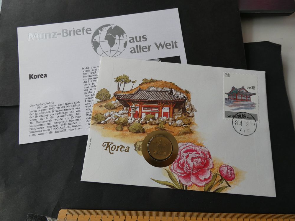 Korea 1985, 10 Won unzirkuliert - Münzbrief | Kaufen auf Ricardo