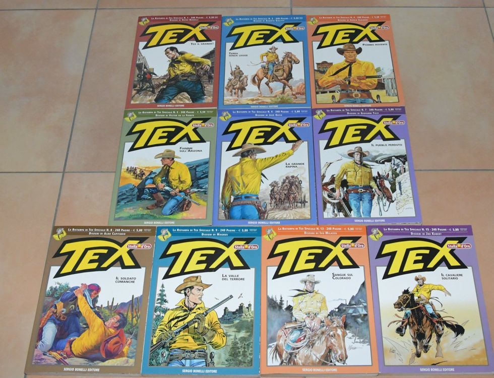 10 x TEX ... Alben Nr. 1 - Nr. 15 ... (Gebraucht) in für CHF 29 – mit ...