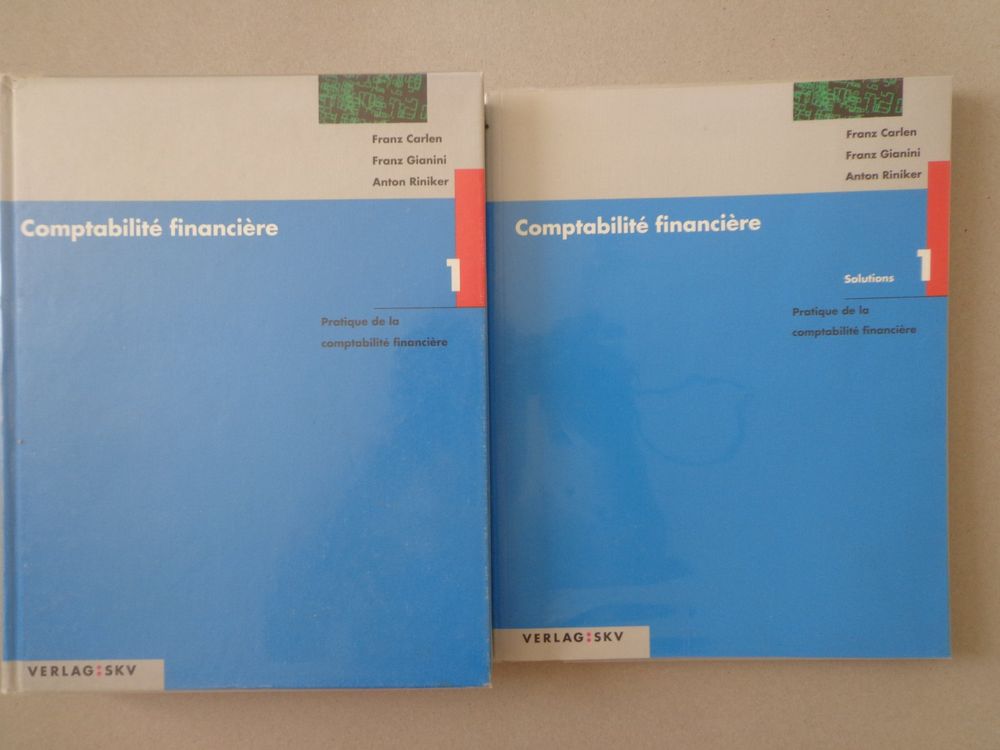 Livres Comptabilité financière n°1 + Solutions | Kaufen auf Ricardo