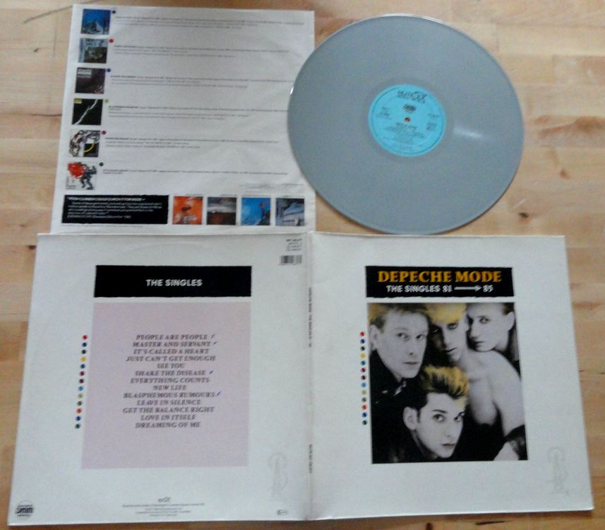 LP DEPECHE MODE the singles MUTE 1985 farbiges Vinyl top (Gebraucht) in ...