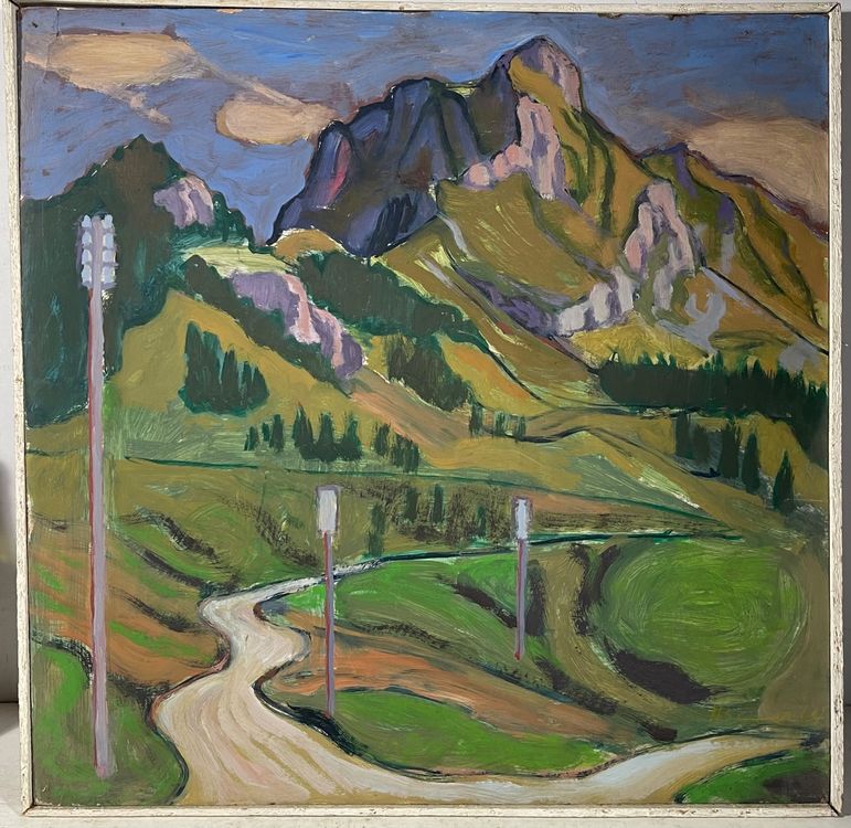Berglandschaft Gemälde unleserlich Signiert (Gebraucht) in Root für CHF 105 – mit Lieferung auf ...