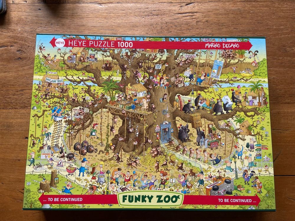 Heye Puzzle 1000 "Funky Zoo" Monkey Habitat | Kaufen auf Ricardo