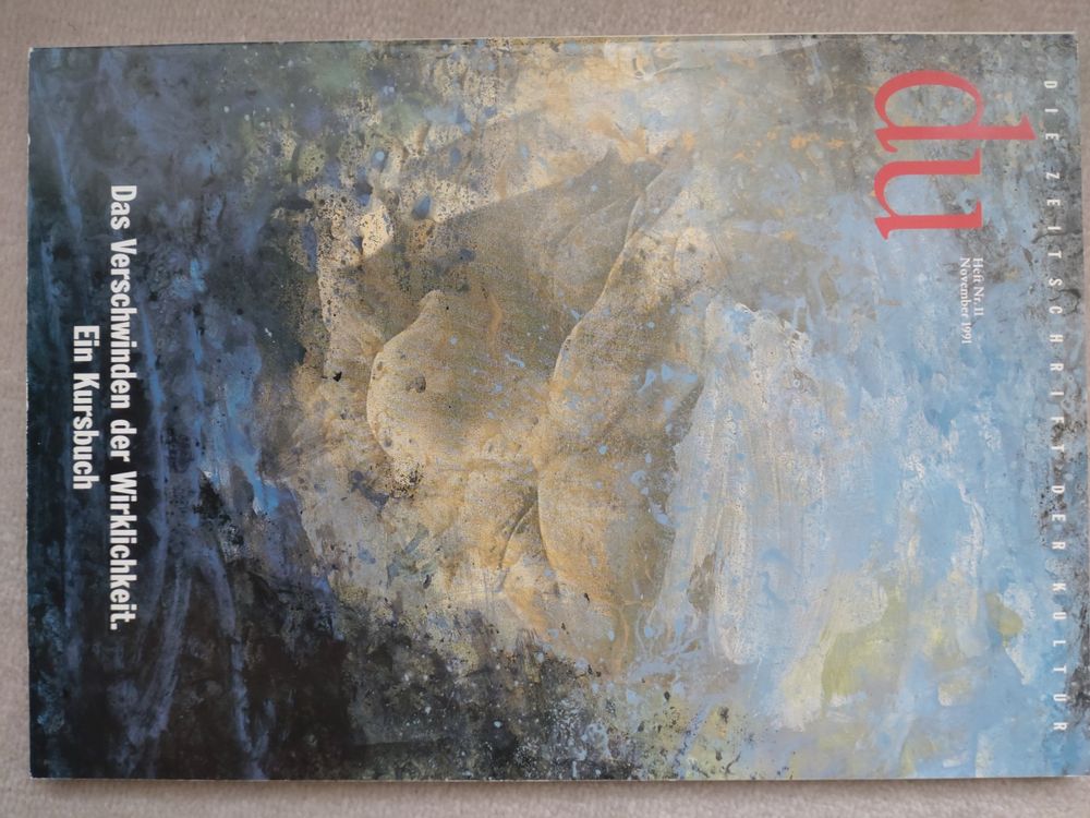 Zeitschrift du Nr. 609 - Sloterdijk / Hans Saner / usw. | Kaufen auf ...