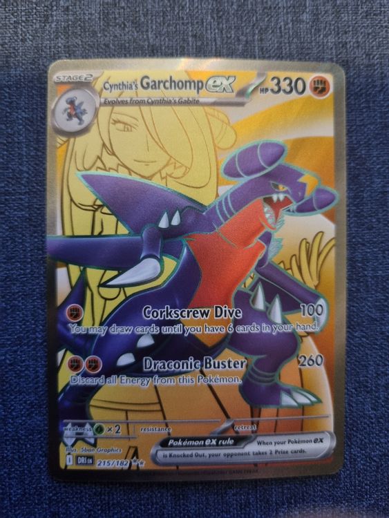 Pokemon Cynthias Garchomp ex 215/182 EN NM (Gebraucht) in Goldau für ...