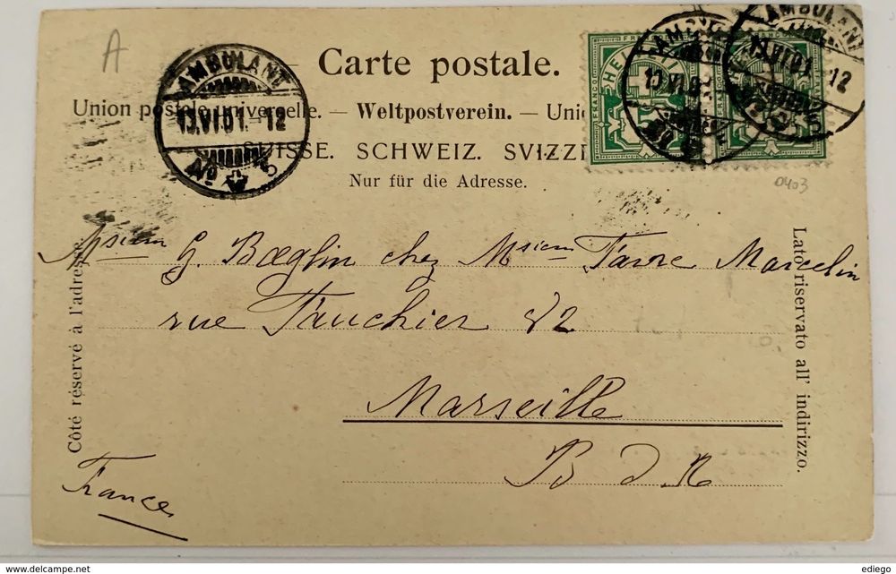 ZÜRICH - GRUSS AUS ZÜRICH Quaibrücke, alpenquai 1901 (Gebraucht) in Lutry für CHF 2 – mit ...