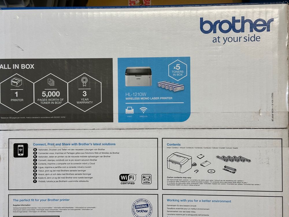 Brother Wireless Mono Laser Printer *NEU* (Neu und originalverpackt) in ...