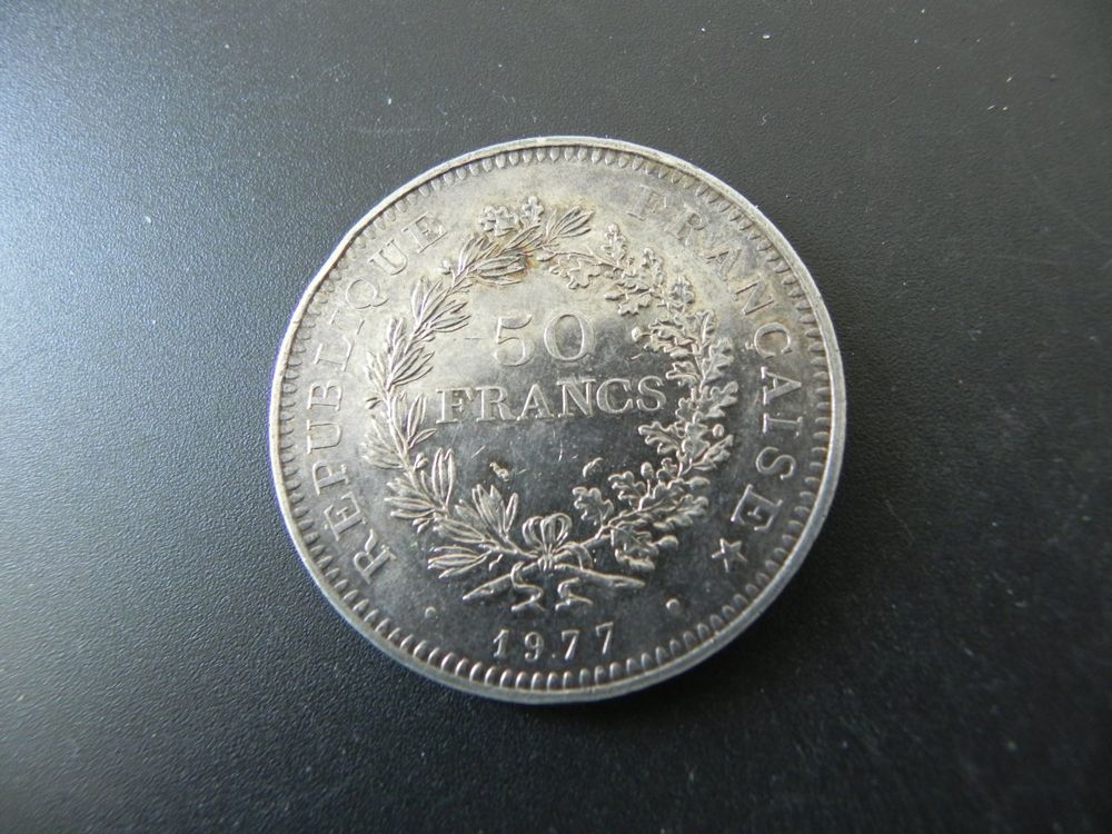 Frankreich 50 Francs 1977 Silber 30 g (Gebraucht) in Biel/Bienne für CHF 20 – mit Lieferung auf ...