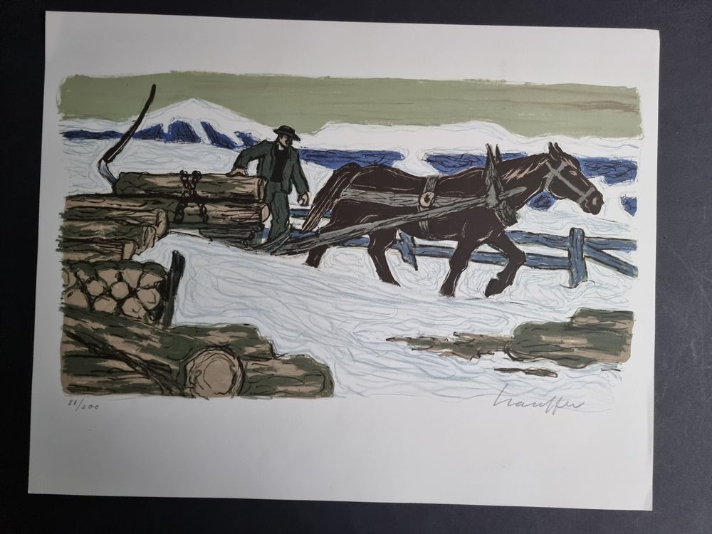 FRED STAUFFER (1892 -1980) Lithographie signiert nummeriert | Kaufen auf Ricardo