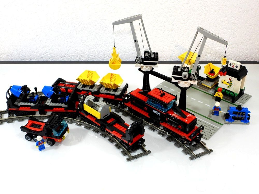 LEGO EISENBAHN 4565 SCHWERER GÜTERZUG MIT VERLADESTATION (Gebraucht) in ...