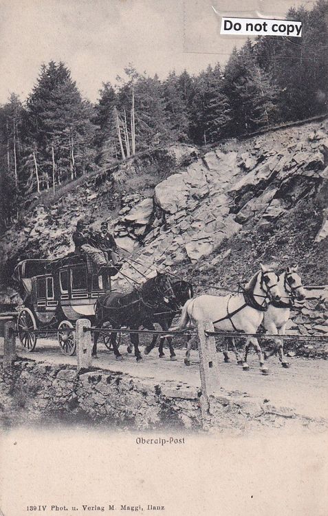 Oberalp - Post UR - Postkutsche belebt | Kaufen auf Ricardo