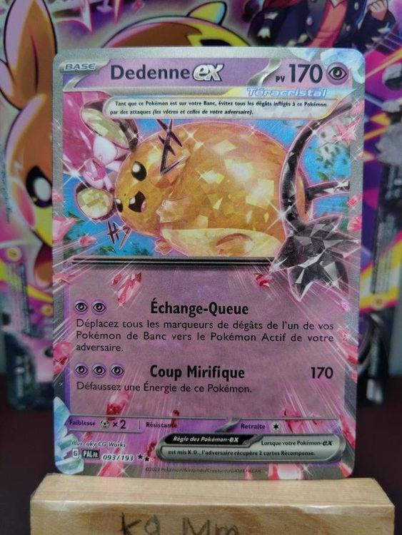 Carte pokémon Dedenne EX, Évolutions à Paldea (Gebraucht) in Travers ...