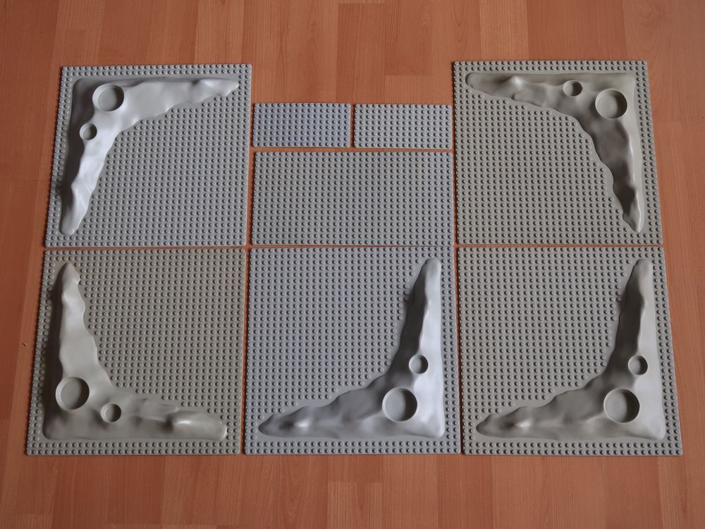 Lego Platte Basis 3D Grundplatte Space Mond Plaque Lune | Kaufen auf ...