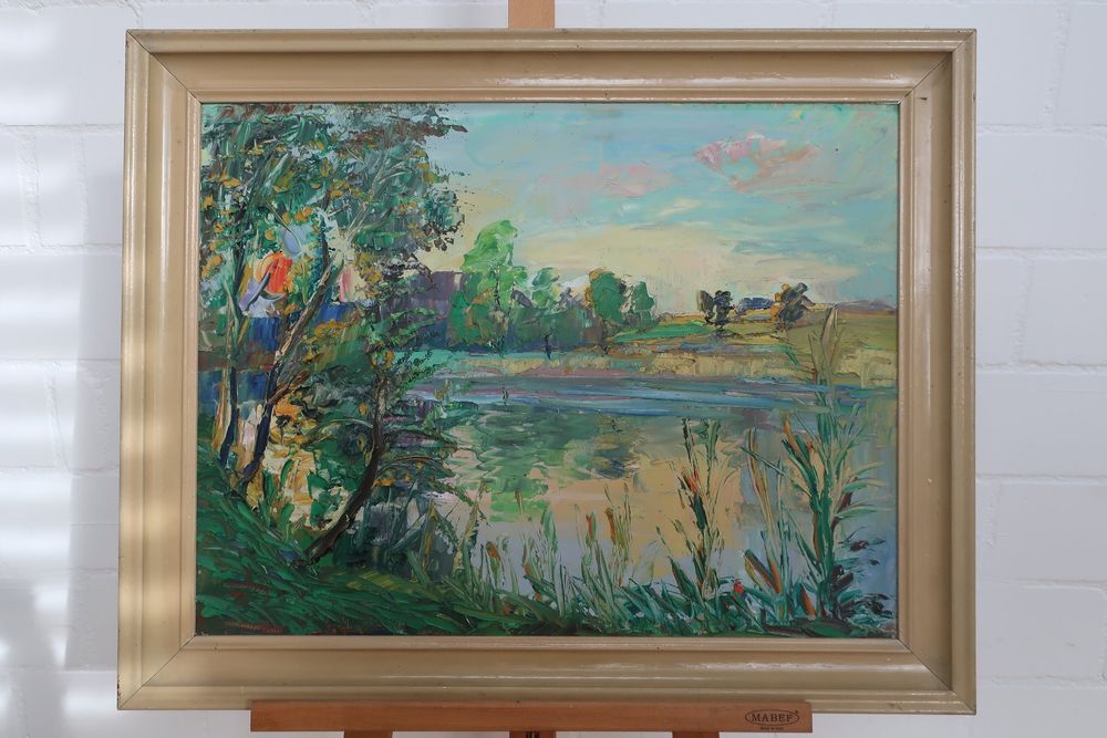 Gemälde Seelandschaft Hans-Rudolf Meyer | Kaufen auf Ricardo