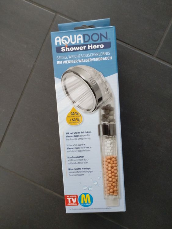 neuer AQUADON Shower Hero Duschkopf (Neu und originalverpackt) in ...