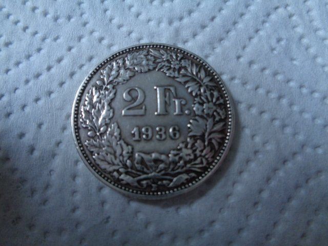 2 Franken Münze Silber 1936 | Kaufen auf Ricardo