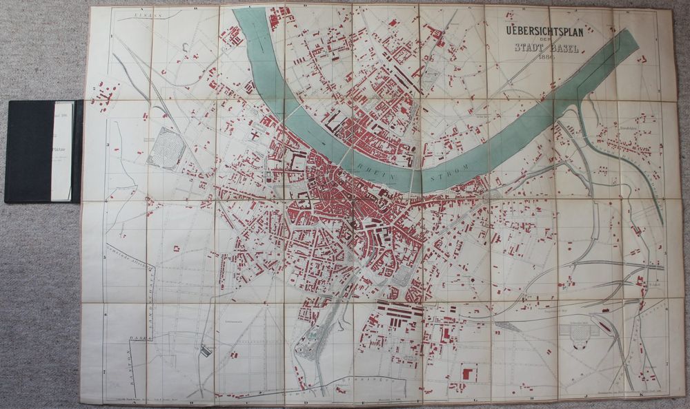 Plan der Stadt Basel 1886 (Gebraucht) in Seewen SO für CHF 30 – mit ...