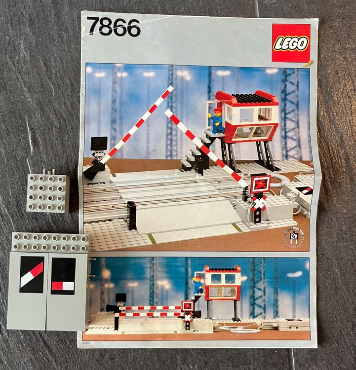 Lego 7866 Eisenbahn - Ferngesteuerter Bahnübergang 12 V | Kaufen auf ...
