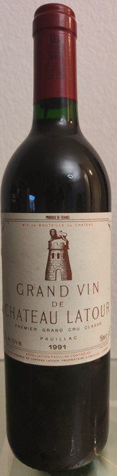 Grand Vin de CHATEAU LATOUR - 1991 !!! (Gebraucht) in für CHF 250 – mit ...