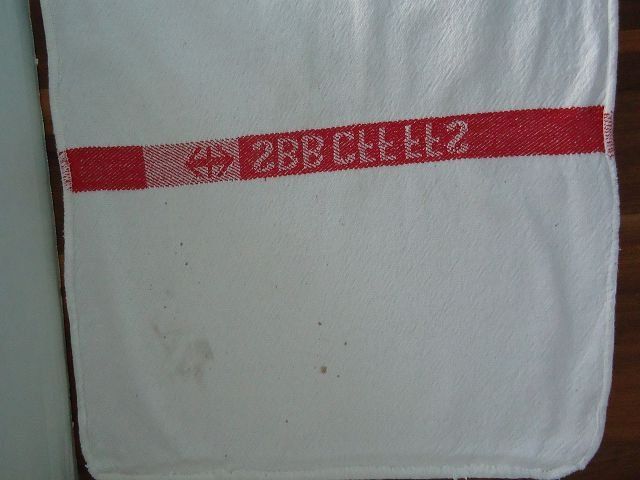SBB original altes Putztuch mit rotem Schriftzug SBB (Gebraucht) in ...