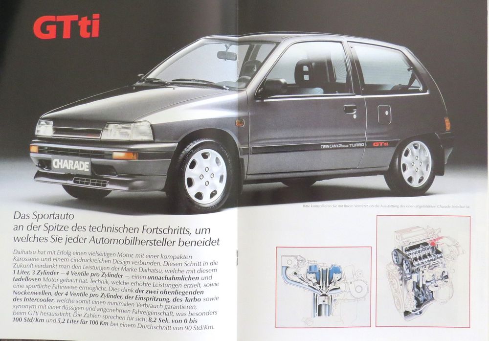 Prospekt Daihatsu Charade von 1988 inkl. Preisliste ( CH ) | Kaufen auf Ricardo